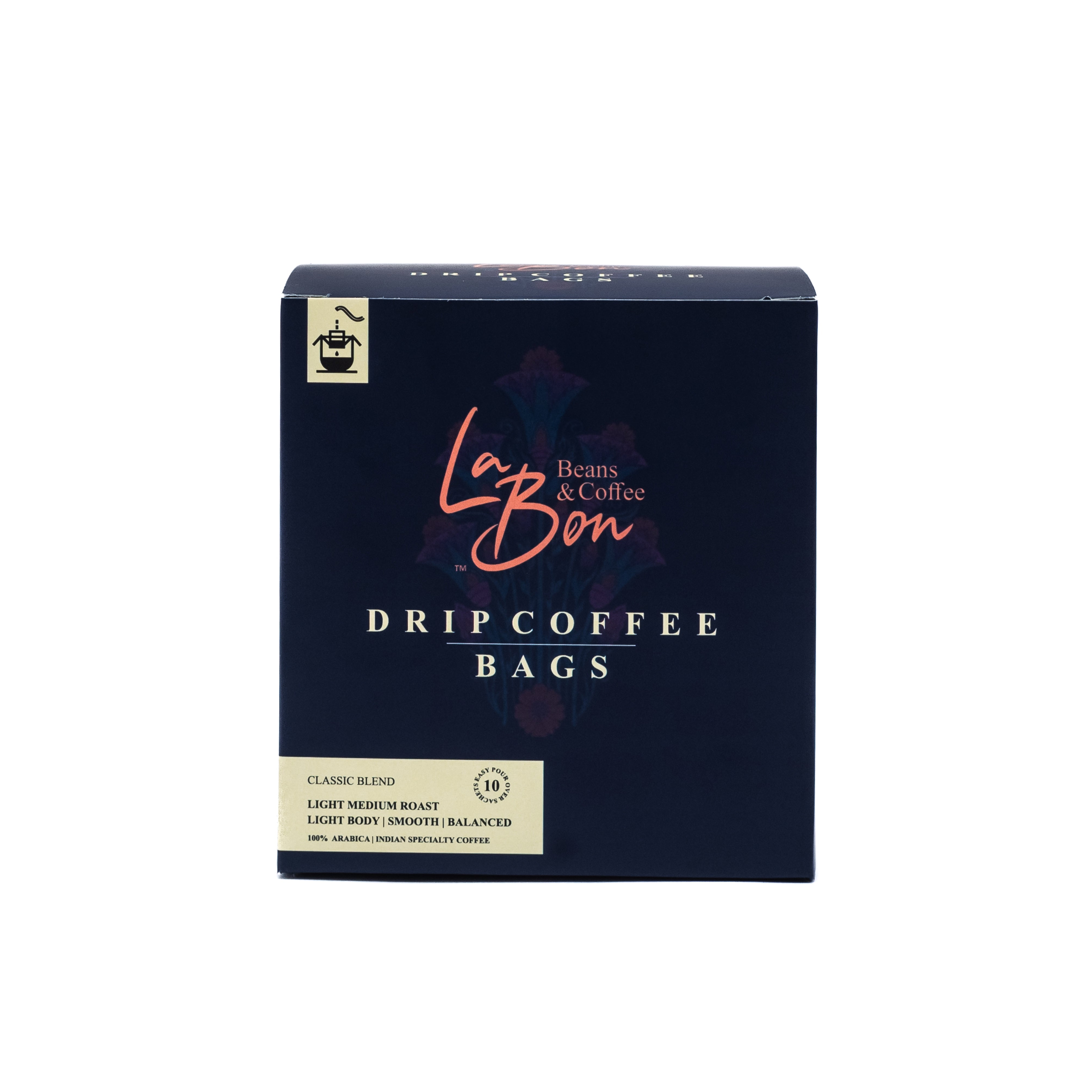 Easy Pour Drip Bags Light Medium Roast| Pack of 10 sachets| 100% ...